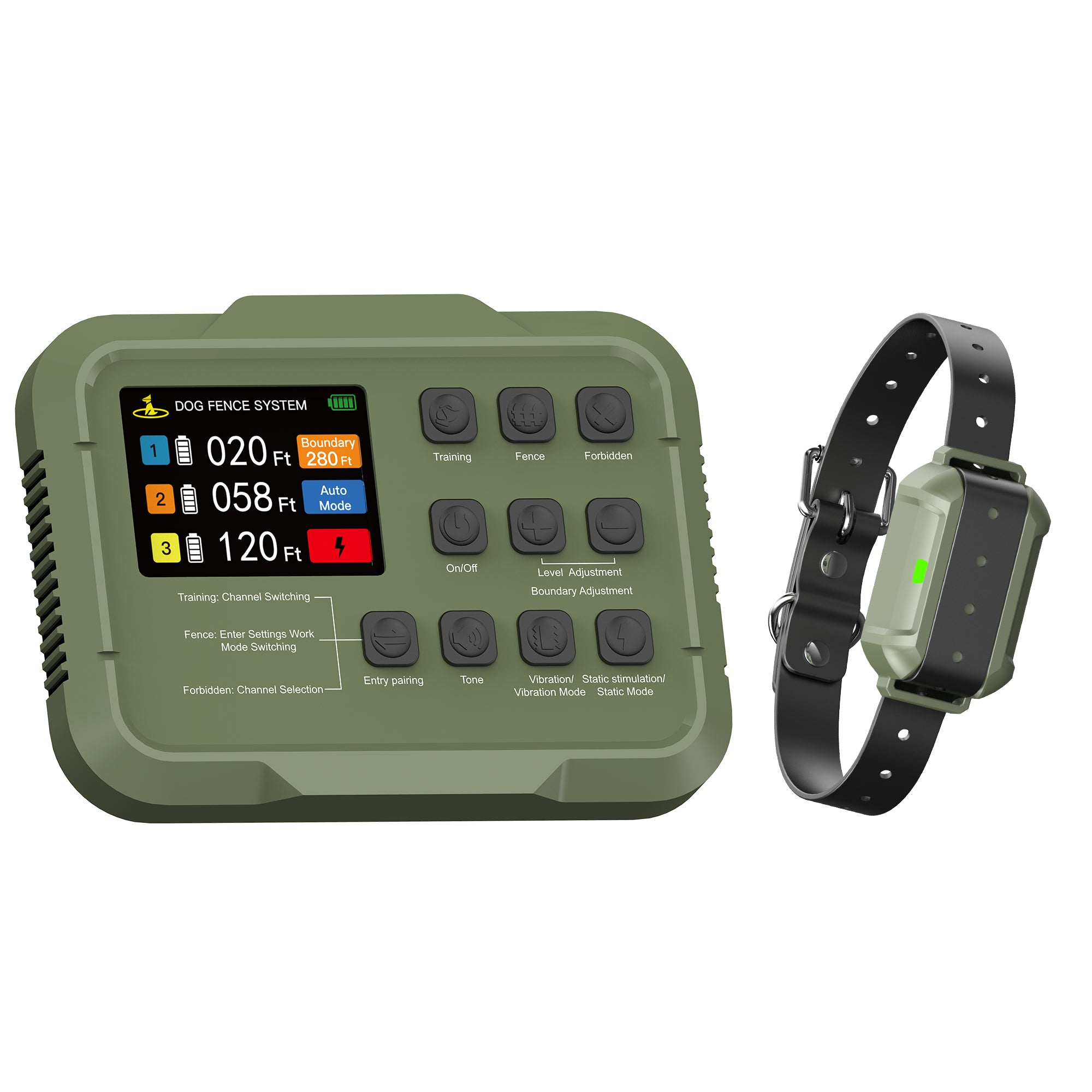 Wireless Dog Fence N5-F910 - Secure Up to 5 Acres