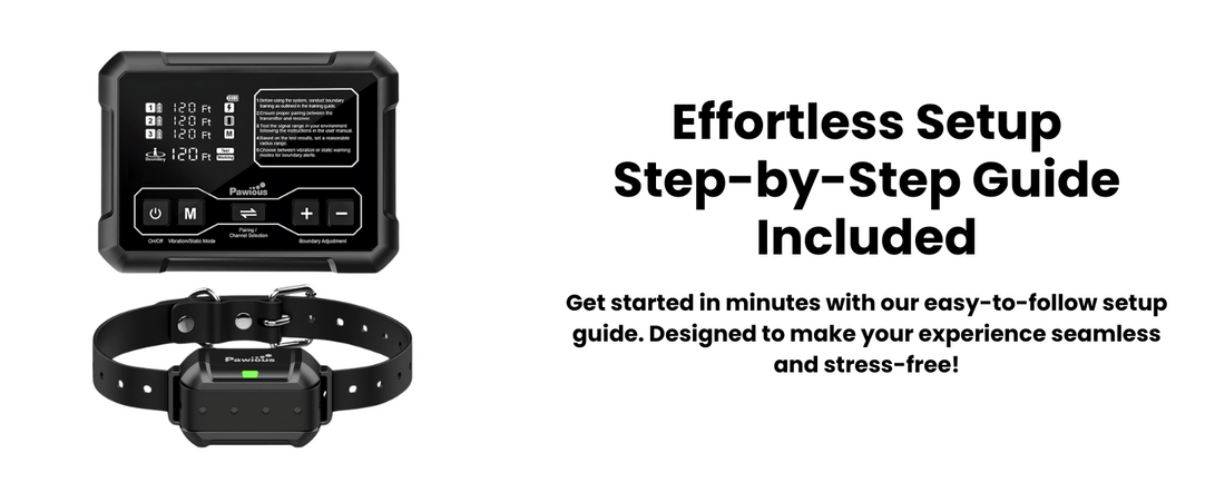 Wireless Dog Fence F900 - High Precision, Control Up to 3 Dogs, Secure